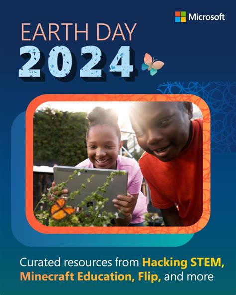 microsoft hacking stem on linkedin earthday