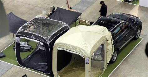 차량용 도킹텐트 전시