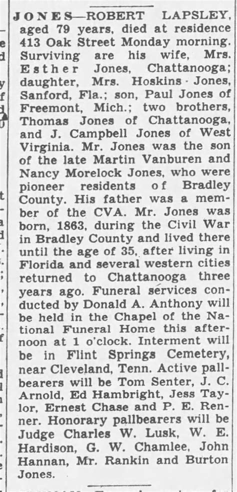 Robert Lapsley Jones Unknown 1943 Find A Grave Memorial