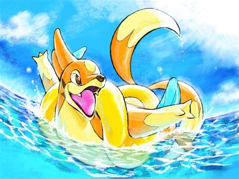 Floatzel Pokemon Drawn By Teo Drill Danbooru