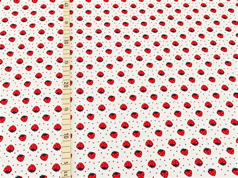 Erdbeeren Stoffabrics