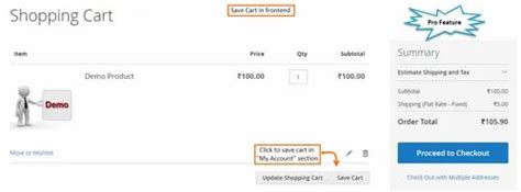 Magento 2 Save Cart Pro With 247 Support Magecomp Llp Id 22504044930