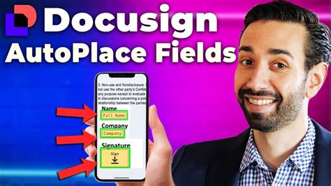 How To Set Up Docusign Autoplace Fields On Templates 2025 Tutorial Youtube