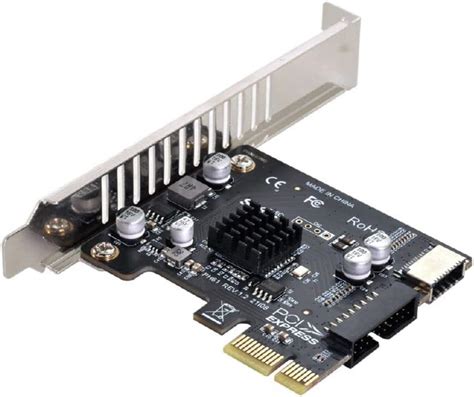 Beyimei Pci E 1x To Usb 3 2 Gen1 5gbps 20pin Front Panel Header To Type C Front