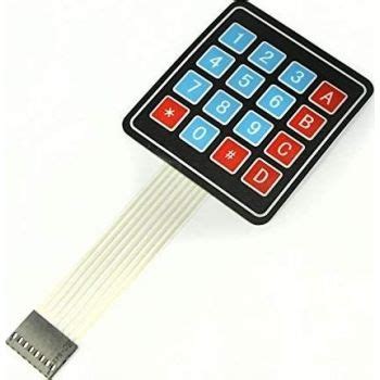 Generic Matrix 4 X 4 Array 16 Key Membrane Switch Keypad Keyboard For Arduino AVR Pic Raspberry