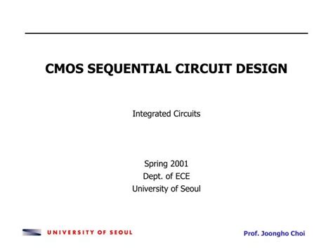 Ppt Cmos Sequential Circuit Design Powerpoint Presentation Free