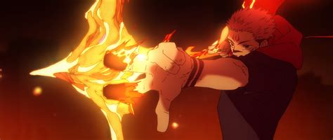 Wallpaper Sukuna Jujutsu Kaisen Yuji Itadori Fire Archer Arrows