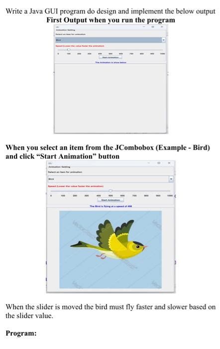 Solved Write A Java Gul Program Do Design And Implement The