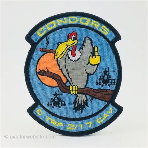 2 17th Aircav C Troop Condors Patch Aviatorwebsite