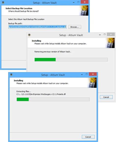 installation licensing and management vault technical documentation