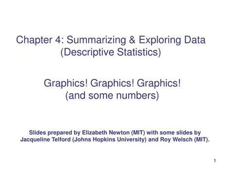 Ppt Chapter 4 Summarizing And Exploring Data Descriptive Statistics Powerpoint Presentation