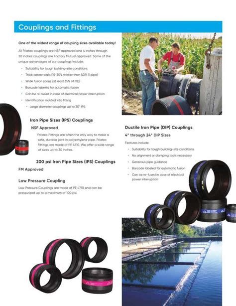 Ipex Usa Llc Catalogs Friatec Pe Electrofusion Systems For Water