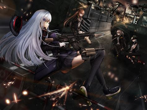Anthropomorphism Browneyes Brownhair G11girlsfrontline Girls