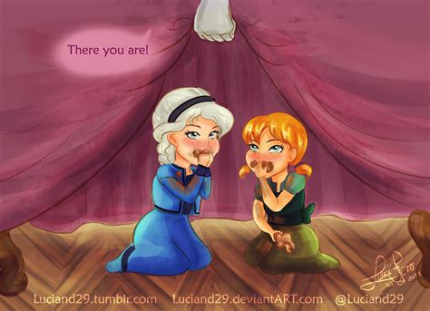 Anna And Elsa By Luciand On DeviantArt