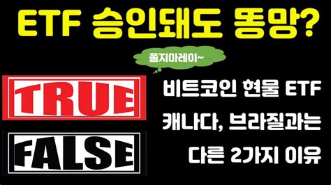 비트코인 현물 Etf 초대박 Or 쪽박 대박의 이유 2가지를 정리 해 봅시다 Youtube