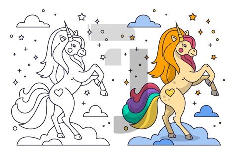 دانلود وکتور رنگ آمیزی تصویر کتاب رنگ آمیزی تکشاخ دانلود رایگان فایل