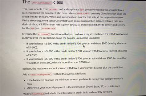 solved the account class create a class named account which