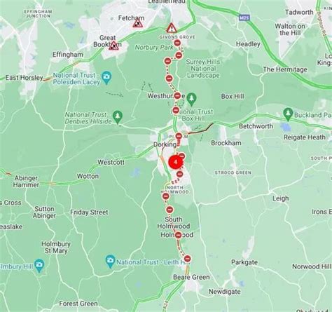 A24 Starts To Reopen 10 Days After Major Resurfacing Work Following 10 Mile Diesel Spill Live