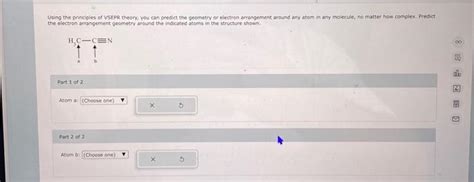 Solved Using The Principles Of VSEPR Theory You Can Predict Chegg