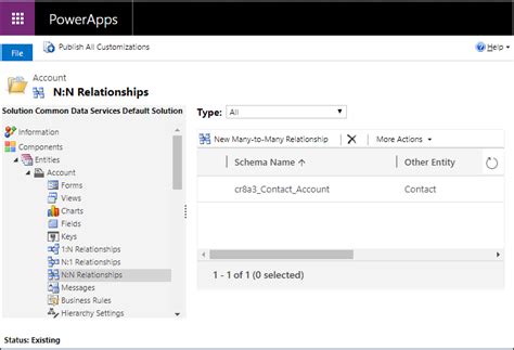 Create Nn Many To Many Table Relationships In Microsoft Dataverse Using Solution Explorer