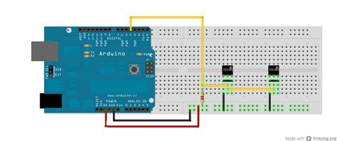 Fritzing Project In Out Temperature By Ds18b20 Sensor
