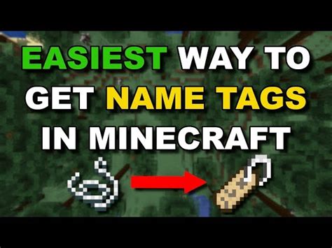 How To Make A Name Tag In Minecraft