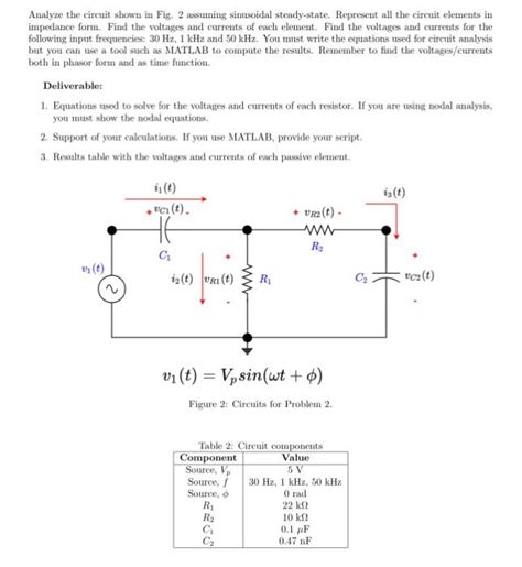 Solved Analyze The Circuit Shown In Fig 2 Assuming Chegg Com