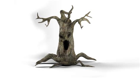 Evil Tree 3d Model 20 Max C4d Obj Unknown Fbx Free3d