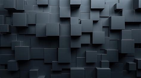 Abstract Dark 3d Render Overlapping Background Premium Ai Generated Image