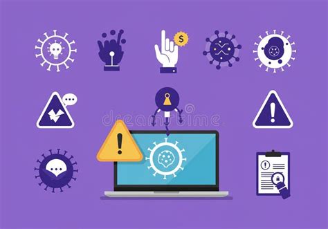 Error Warning Laptop Stock Illustrations 4521 Error Warning Laptop