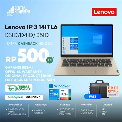 Jual Lenovo Ideapad Itl D Id D Id D Id I G Gb Gb Win Ohs Di Seller Sentral