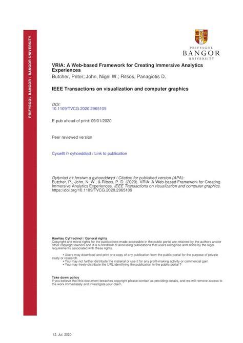 Pdf Vria A Web Based Framework For Creating Immersive €¦ · Abstract—we Present A Web