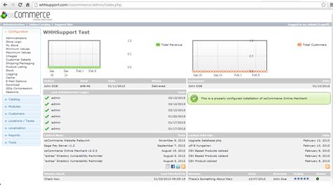 logging into your oscommerce admin panel web hosting hub