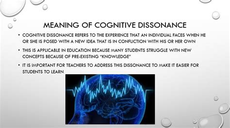 Cognitive Dissonance Power Point Presentation Example