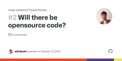 Will There Be Opensource Code · Issue 2 · Snap Researchhyperhuman
