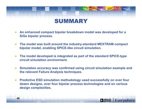 Spice Compatible Models For Circuit Simulation Of Esd Events Pdf