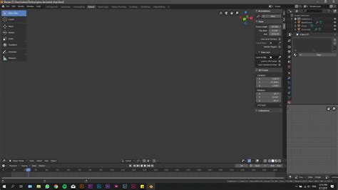 Modeling Blender Default Tab Is Empty Blender Stack Exchange