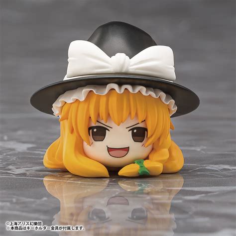 Touhou Project Yukkuri Mascot Keychain Marisa Kirisame Amaterasu