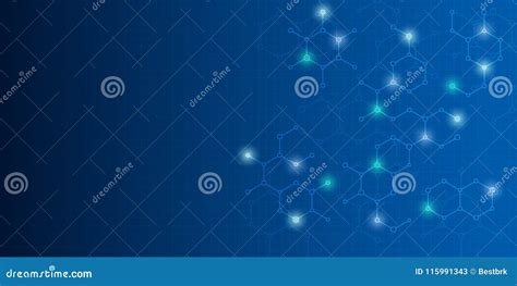 Molecular Structure Background Abstract Background With Molecule Dna Geometric Shape With