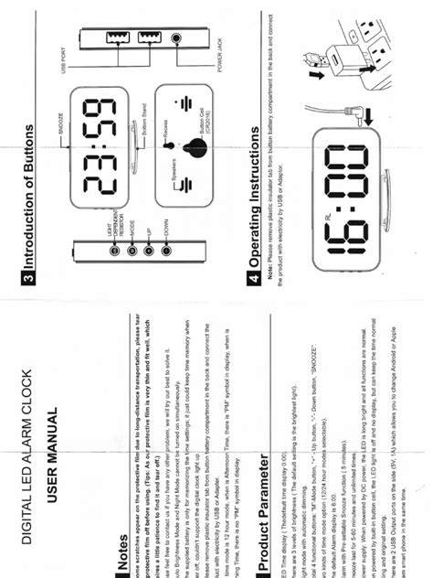 Digital Led Alarm Clock Pdf