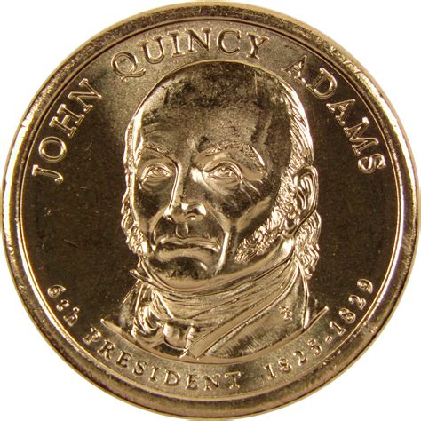 2008 D John Quincy Adams Presidential Dollar Bu Uncirculated 1 Coin