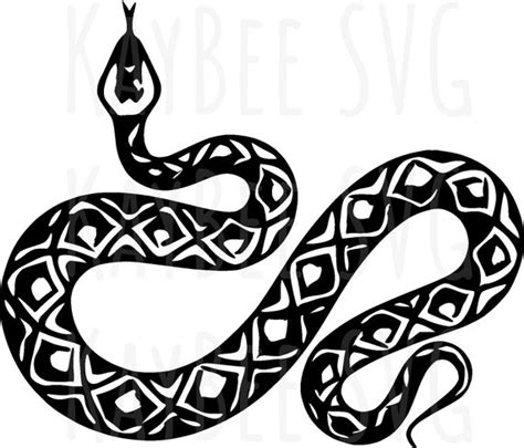 Python Snake SVG PNG Clipart Digital Cut File Download For Etsy