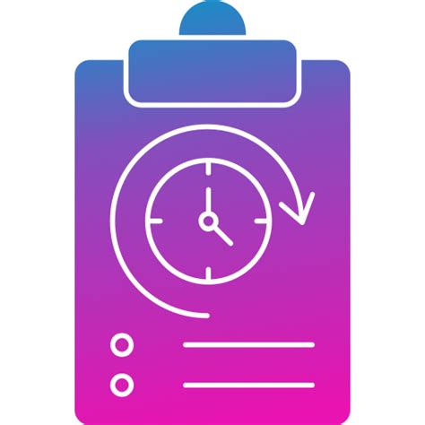 Routine Generic Flat Gradient Icon