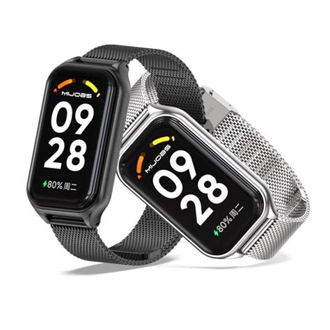 Strap For Redmi Band Smart Bracelet Metal Wristbands Accessories Watch Band For Xiaomi Redmi