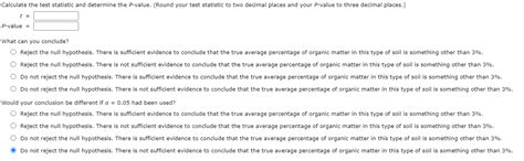 Solved A Random Sample Of Soil Specimens Was Obtained And Chegg Com