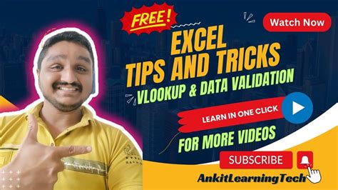 Secret Trick Of Excelvlookup Formula With Data Validation Formula In