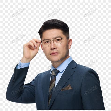 안경과 양복을 입은 남자 Png 일러스트 무료 다운로드 Lovepik