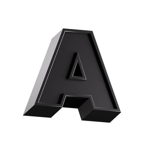 Premium Photo 3d Render Black Character