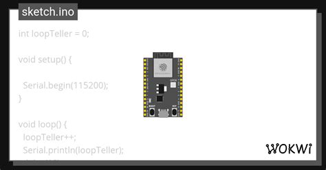 Teller Antall Ganger Loop Kjører Wokwi Esp32 Stm32 Arduino Simulator Teller Antall Ganger Loop Kjører Wokwi Esp32 Stm32 Arduino Simulator