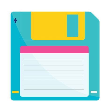 90s Nostalgic Floppy Disk 49604697 Vector Art At Vecteezy